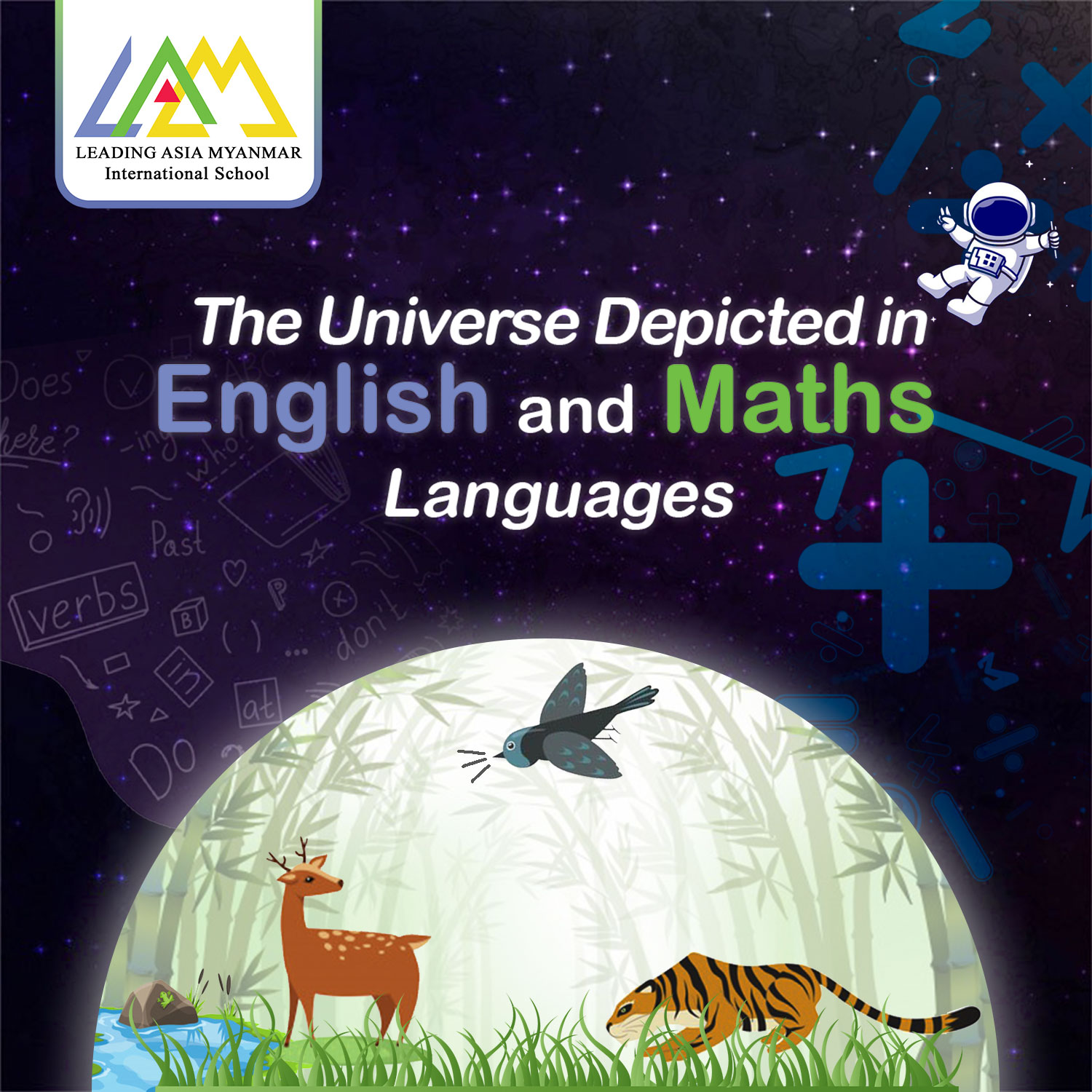 The Universe Depicted in English and Maths Languages - Leading Asia Myanmar